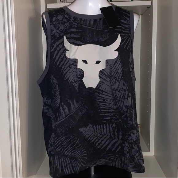 Under Armour | Tops | New Under Armour Project Rock Aloha Tank | Poshmark
